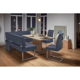 OTTO home Eckbank &raquo;Rab&laquo; in 2 Breiten (180 oder 200 cm), Bezug in verschiedenen Qualit&auml;ten blau Polyester