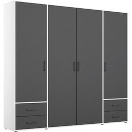 Rauch Dreht&uuml;renschrank &raquo;Kleiderschrank Schrank Garderobe W&auml;scheschrank VOYAGER&laquo; in 3 verschiedenen Ausstattungen BASIC/CLASSIC/PREMIUM, mit 2 modernen