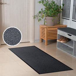 OTTO home Fu&szlig;matte &raquo;Tarron, Schmutzfangmatte Indoor, f&uuml;r Hausflur und Eingangsbereiche&laquo; rechteckig 5 mm H&ouml;he Eingangsmatte, rutschfeste Unterseite, 