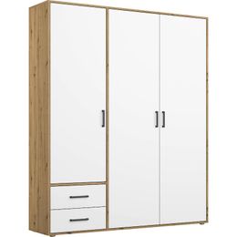 Rauch Dreht&uuml;renschrank &raquo;Kleiderschrank Schrank Garderobe W&auml;scheschrank VOYAGER&laquo; in 3 verschiedenen Ausstattungen BASIC/CLASSIC/PREMIUM, mit 2 modernen