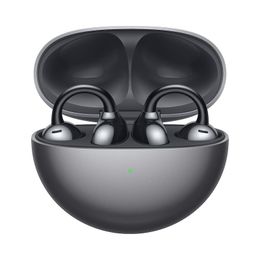Huawei Open-Ear-Kopfh&ouml;rer &raquo;FreeClip&laquo; A2DP Bluetooth Noise-Cancelling in neuartigem Kugeldesign, Bluetooth 5.3 und Rauschminderung schwarz N&auml;he-