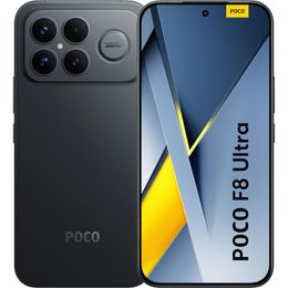 Xiaomi Smartphone &raquo;Poco F8 Ultra&laquo; black 50MP Light Fusion 950 mit OIS Flaggschiff 5x Teleobjektivkamera