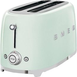 Smeg Toaster &raquo;TSF02PGEU&laquo; 2 lange Schlitze f&uuml;r 2 Scheiben 1500 W gr&uuml;n Toaster