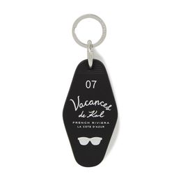 K by KARL LAGERFELD Karl Lagerfeld Key Ring 'Vacances de Karl' male Black size One Size
