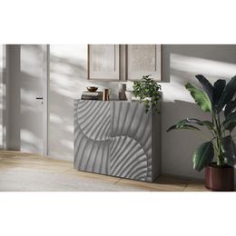 OTTO home Highboard &raquo;Snake, Kommode, Anrichte, Stauraumm&ouml;bel, H&ouml;he 123 cm, Breite 121 cm&laquo; moderne Wohnm&ouml;bel, 2 T&uuml;ren, viel Stauraum, stilvoll und 