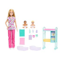 Barbie Anziehpuppe &raquo; Nurturing Spielset - Kinder&auml;rztin&laquo; Anziehpuppe