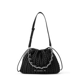K by KARL LAGERFELD Karl Lagerfeld Shoulder Bag 'Weave' female Black size One Size