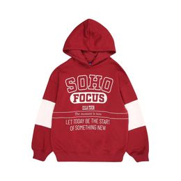 Only & Sons Junior Sweatshirt 'OSJCATER' Jungen Gr&ouml;&szlig;e 146/152 rot / wei&szlig;