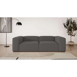 OTTO home Big-Sofa &raquo;XL HAILY Modularsofa extra tief, Sitztiefe 100 cm&laquo; als Modul oder separat verwendbar, f&uuml;r individuelle Zusammenstellung grau 100% 