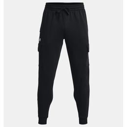 Under Armour Herren Jogginghose &raquo;UA RIVAL FLEECE CARGO JOGGER&laquo; f&uuml;r vielseitige Aktivit&auml;ten, aus Baumwolle und Polyester S, N-Gr
