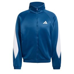 adidas Sportswear Athletic Zip-Up Hoodie 'Stadium' male Blue size XXXL