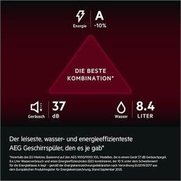 AEG vollintegrierbarer Geschirrsp&uuml;ler Serie 9000, 60 cm, WiFi &raquo;GI9210X2CT&laquo; 14 tlg. Ma&szlig;gedecke Fl&uuml;sterleise Sp&uuml;lmaschine 35 dB nur 8,4 l Verbrauch & 