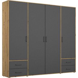 Rauch Dreht&uuml;renschrank &raquo;Kleiderschrank Schrank Garderobe W&auml;scheschrank VOYAGER&laquo; in 3 verschiedenen Ausstattungen BASIC/CLASSIC/PREMIUM, mit 2 modernen