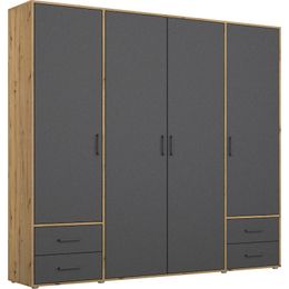 Rauch Dreht&uuml;renschrank &raquo;Kleiderschrank Schrank Garderobe W&auml;scheschrank VOYAGER&laquo; in 3 verschiedenen Ausstattungen BASIC/CLASSIC/PREMIUM, mit 2 modernen
