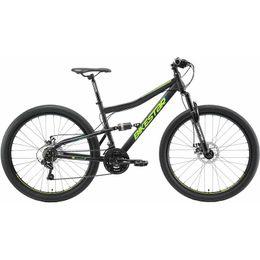 Bikestar Mountainbike 21 Gang Shimano RD-TY300 Schaltwerk Kettenschaltung f&uuml;r Damen und Herren, Kettenschaltung schwarz Mountainbike