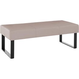 OTTO home Sitzbank &raquo;Oliver&laquo; beige Kunstleder