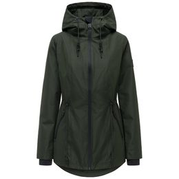 Navahoo Between-Seasons Parka 'Blumentanz 14' female Green size XXL