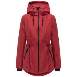 Navahoo Between-Seasons Parka 'Blumentanz 14' female Red size XL