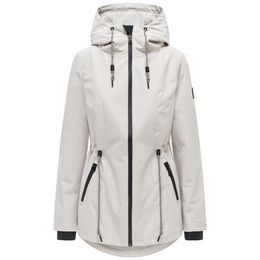 Navahoo Between-Seasons Parka 'Blumentanz 14' female Beige size M