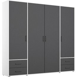 Rauch Dreht&uuml;renschrank &raquo;Kleiderschrank Schrank Garderobe W&auml;scheschrank VOYAGER&laquo; in 3 verschiedenen Ausstattungen BASIC/CLASSIC/PREMIUM, mit 2 modernen