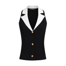 K by KARL LAGERFELD Karl Lagerfeld Knitted Vest female Black size M