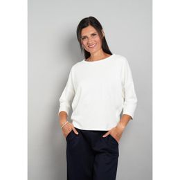 Seidel Moden Damen 3/4-Arm-Shirt &raquo;Exklusiv bei OTTO&laquo; mit Fledermaus&auml;rmel - MADE IN GERMANY wei&szlig; 48