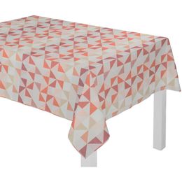 WIRTH Tischdecke &raquo;BERLARE&laquo; orange Baumwolle, Polyester