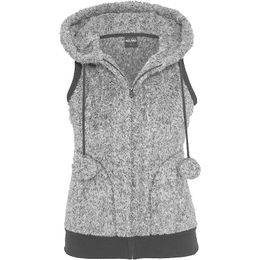 Urban Classics Herren Urban Classics Jerseyweste &raquo; Damen Ladies Melange Teddy Vest&laquo; 1 Stk. S