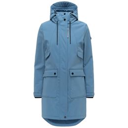 Navahoo Raincoat 'Morgennebel 14' female Blue size L