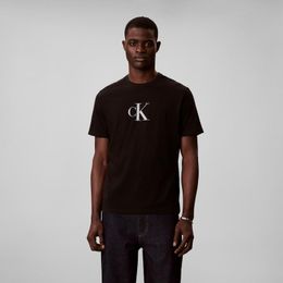 Calvin Klein Herren T-Shirt &raquo;SS 30S DISTRESS MONOGRAM GRAPHIC&laquo; Regular fit mit Logodruck L