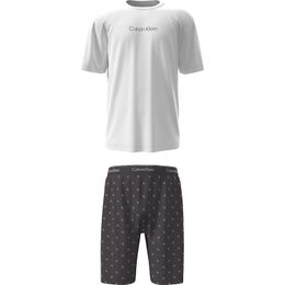 Calvin Klein Underwear Herren Schlafanzug &raquo;SS TEE AND SHORT SET&laquo; Mit elastischem Bund XL (54)