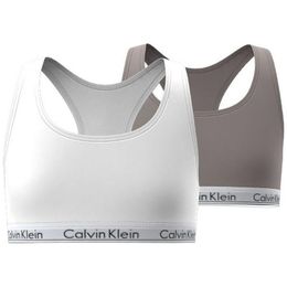Calvin Klein Underwear M&auml;dchen Bralette &raquo;2PK BRALETTE&laquo; Packung, 2er-Pack, 2 tlg. mit Logobund 152/158, N-Gr