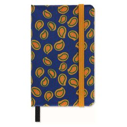 Moleskine Blanko Notizbuch ''Le Professional'' in Blau/ Orange - (B)6,5 x (H)10,5 cm - 60% | Buero-schulbedarf