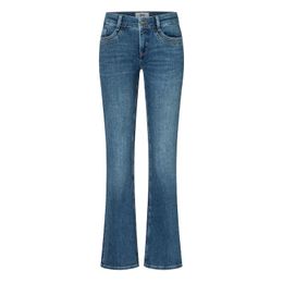 MAC Damen MAC Bootcut-Jeans &raquo;DETROIT flared&laquo; Aufwendig gearbeitete Details an den Vordertaschen 34, L&auml;nge 32