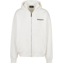Dropsize Herren Sweatjacke &raquo; SUPER HEAVY OVERSIZE LOGO ZIP HOODIE&laquo; M