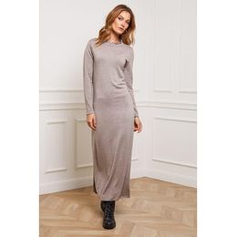 Jos&eacute;fine Strickkleid "Analog" in Taupe - 68% | Gr&ouml;&szlig;e M | Damen-kleider