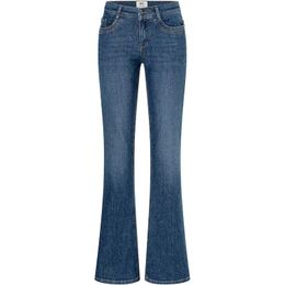 MAC Damen MAC Bootcut-Jeans &raquo;DETROIT flared&laquo; Aufwendig gearbeitete Details an den Vordertaschen 36, L&auml;nge 32