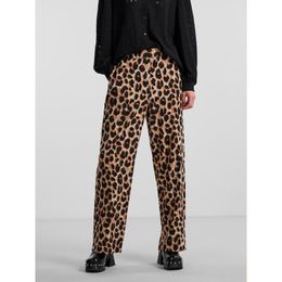 Pieces Damen Pieces Schlupfhose &raquo;PCGURLA HW PANTS WVN NOOS BC&laquo; mit Leo Muster M, N-Gr