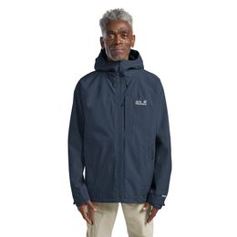 Jack Wolfskin Herren Funktionsjacke &raquo;TEMPEST 2L JKT M&laquo; mit Kapuze blau M (50)