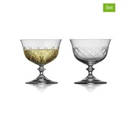 Lyngby Glas 2er-Set: Champagnergl&auml;ser "Eaton" - 280 ml - 45% | Gedeckter-tisch