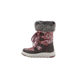 Lurchi Leder-Winterstiefel "Vany" in Rosa/ Grau - 58% | Gr&ouml;&szlig;e 35 | Kinderstiefel