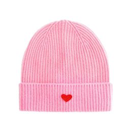Zwillingsherz Kaschmir-Beanie in Pink - 57% | Damen-muetzen-caps