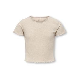 Kids Only M&auml;dchen KIDS Only T-Shirt &raquo;KOGNELLA S/S O-NECK TOP NOOS JRS&laquo; mit s&uuml;&szlig;er Wellenkante 134/140