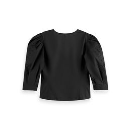 Scotch & Soda Scotch & Soda Bluse in Schwarz - 81% | Gr&ouml;&szlig;e 40 | Damen-blusen