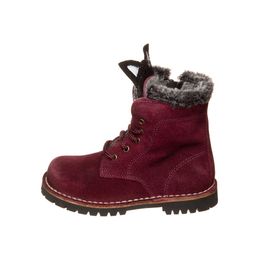 kmins Leder-Winterboots in Dunkelrot - 67% | Gr&ouml;&szlig;e 31 | Kinderstiefel