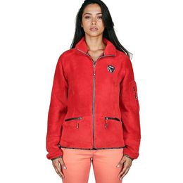 Canadian Peak Fleecejacke "Tisalineak" in Rot - 60% | Gr&ouml;&szlig;e L | Damenjacken