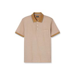 OLYMP Herren OLYMP Poloshirt &raquo;OLYMP Casual Wirk&laquo; braun XXL