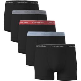 Calvin Klein Underwear Herren Trunk &raquo;TRUNK 5PK&laquo; Packung, 5er-Pack, 5 Stk. Mit elastischem Bund S (48), 5 Stk.