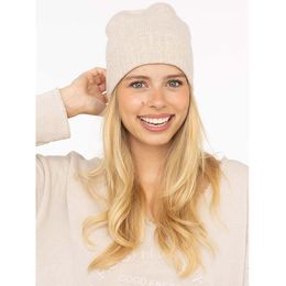 Zwillingsherz Kaschmir-M&uuml;tze in Beige - 53% | Damen-muetzen-caps