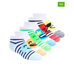 Skechers 6er-Set: Socken in Wei&szlig;/ Bunt - 69% | Gr&ouml;&szlig;e 36-38 | Kinder-socken-strumpfhosen